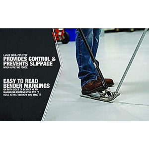 Southwire MCB 1/2-inch Conduit Hand Bender, EMT Aluminum Head with Handle for Stub-Ups, Offsets, Back-to-Back, Saddle Bends