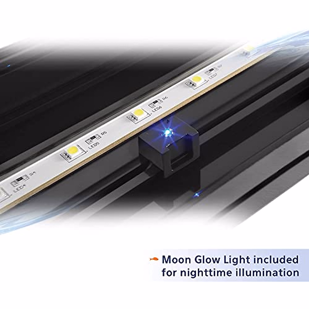 Aqueon Modular LED Aquarium Light Fixture, 48 inch Saltwater Light Bundle (3 Items)