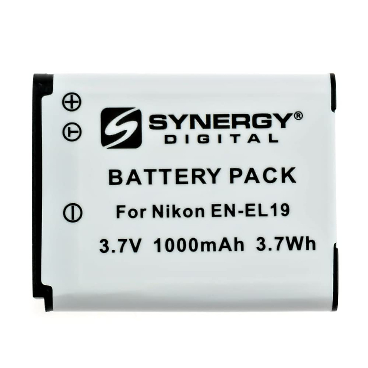 Synergy Digital Camera Battery, Works with Nikon Coolpix S6900 Digital Camera, (Li-Ion, 3.7V, 1000 mAh) Ultra Hi-Capacity, Compatible with Nikon EN-EL19 Battery