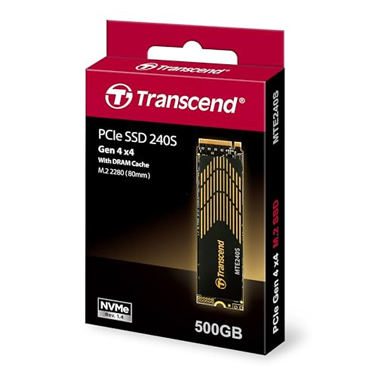 Transcend 500GB NVMe PCIe Gen4 x4 MTE240S M.2 SSD Solid State Drive TS500GMTE240S