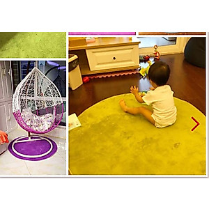 Chair Mat Office Protector for Hardwood Floors, Low Pile Non Slip Multi-Purpose Plush Desk Chair Mat Rug,Soft Durable Carpet Mat,Round Home Office Computer Floor Protector Mat