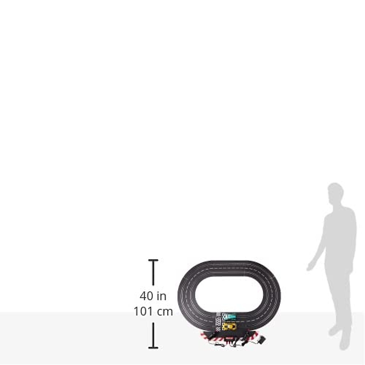 Carrera Evolution 20025240 Super Cars Analog Electric 1:32 Scale Slot Car Racing Track Set - Includes Two 1:32 Scale Cars & Two Dual-Speed Controllers Ages 8+