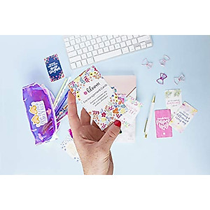 bloom daily planners Encouragement Card Deck - Cute Inspirational Quote Cards - Just Because Cards - Set of Thirty 2" x 3.5" Cards - Assorted Designs