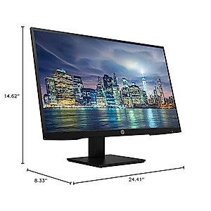 HP P27h G4 27 Inch IPS LED Backlit Monitor 2-Pack, Integrated Speakers, HDMI, FHD