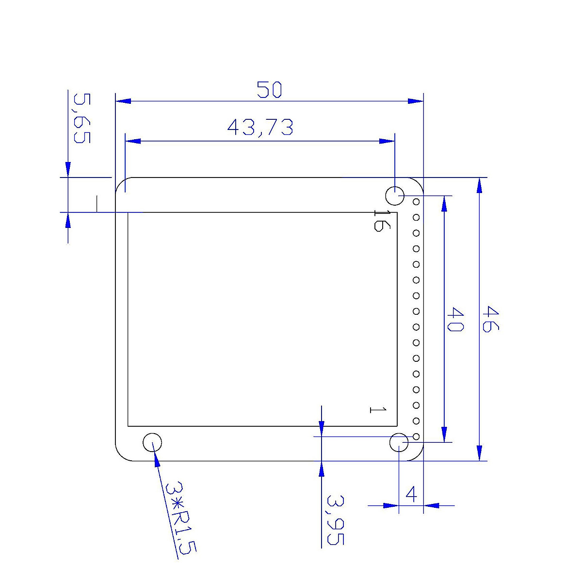 HiLetgo 1.8" inch ST7735R SPI 128 * 160 TFT LCD Display Module with PCB
