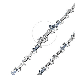 Zentop 18-Inch 3 Pack Chainsaw Chain - 3/8" LP Pitch .050" Gauge 62 Drive Links Wood Cutting Saw Chain for Chainsaw Parts fits Craftsman, Echo, Homelite, Poulan, Remington (18-Inch 62DL)