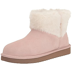 Koolaburra by UGG Women's Aubrei Mini Fashion Boot, Peach Whip, 12
