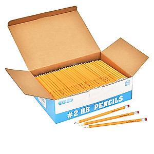 Rarlan Wood-Cased #2 HB Pencils, Pre-sharpened, 360 Count Bulk Pack