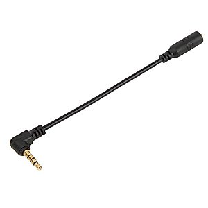 TRS to TRRS Converter Adapter Cable, TRS to TRRS Adapter, Male Female 3.5mm Earphone Headphone Microphone Converter Adapter Cable Line for Smartphone