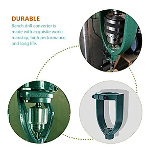 Operitacx Location Tool Square Tenon Converter Log Tenon Cutter Tenon Cutters For Log Furniture Bench Drill Square Hole Accessories Location Tool (65-53 reducer sleeve) Portable Drill Press