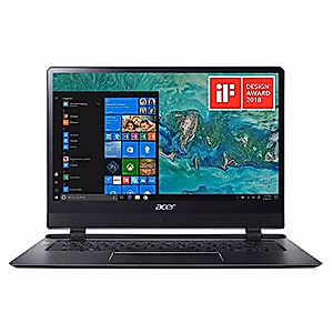 Acer Swift 7 SF714-51T-M9H0 Ultra-Thin 8.98mm Laptop, 14" Full HD Touch, 7th Gen Intel Core i7-7Y75, 8GB LPDDR3, 256GB PCIe NVMe SSD, 4G LTE, Windows 10