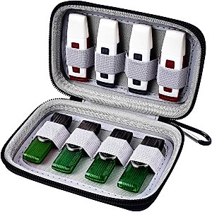 USB Flash Drive Case Compatible with Sandisk Cruzer/for Samsung Bar Plus/for Micro Center Superspeed/for Pny Turbo 16GB/ 32GB/ 64GB/ 128GB USB 2.0 3.0 Flash Drive - 8 Pack (Black)