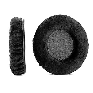 TaiZiChangQin MJ553BT Ear Pads Cushions Memory Foam Replacement Compatible with Pioneer SE-MJ553BT SE MJ553BT Headphone Velour Earpads Black