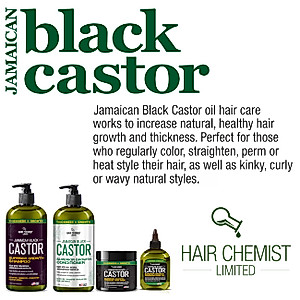 Hair Chemist Superior Growth Jamaican Black Castor Shampoo 33.8 oz. - Sulfate Free Shampoo made with Natural Ingredients