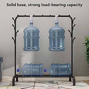 GIFZES Clothing Rack Clothes Rack,Metal Clothing Garment Rack,Heavy Duty Clothes Stand Rack with Bottom Shelf for Hanging Clothes, Coats, Skirts, Shirts, Sweaters Black