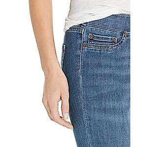 Amazon Essentials Women's Mid-Rise Stretch Pull-On Jegging (Available in Plus Size), Medium Wash, 10