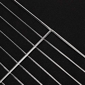 Stainless Steel Non-Stick, Non Stick BBQ Rack Barbecue Mesh Grill Net for Large Oven30 x 45cm Oven Family Gatherings Garden Parties Picnics and Camping(30 * 45)