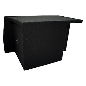 American Sound Connection FTB1X10-05MSTNG-SPKT Subwoofer Enclosure Compatible with Ford Mustang 2005-2014 Single 10" Custom Fit Sub Box