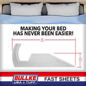 bullke The Original Mattress Lifter Ergonomic USA Made Bed Maker Tool to Helps Lift and Hold The Mattress, Better Handle Design Can Tuck Sheets or Bed Skirts, Wedge Design