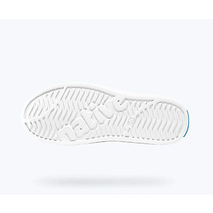 Native Shoes, Miles, Adult Shoe, Shell White/Shell White, 10 M US Women/8 M US Men