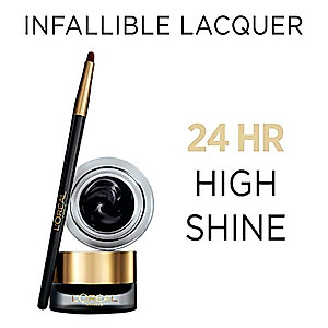L’Oréal Paris Infallible Lacquer Eyeliner, Blackest Black (Packaging May Vary)