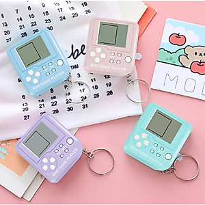 DJMUMU 18Pcs Mini Games Party Favors Keychains for Kids Video Game Party Favors Video Game Keychains for Backpack Birthday School Party Favor Supplies Key Chains for Kids Video Game Favors