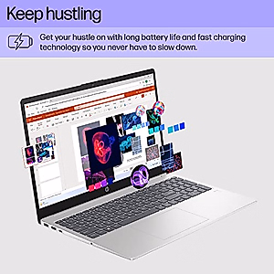 HP 15 Laptop, FHD Display, AMD Ryzen 3 7320U, 8 GB RAM, 256 GB SSD, AMD Radeon Graphics, Windows 11 Home in S Mode, 15-fc0010nr (2023), Silver