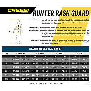Cressi Hunter Rash Guard, camo blue, XL