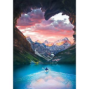 Buffalo Games - Follow Your Heart - 500 Piece Jigsaw Puzzle Blue,brown,orange,pink, 21.25"L X 15"W