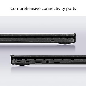 ASUS Chromebook CM14 Laptop, 14" HD Anti-Glare Display (1366x768), MediaTek Kompanio 520, 4GB RAM, 64GB eMMC, ChromeOS, Gray, CM1402CM2A-DS44, Gravity Grey