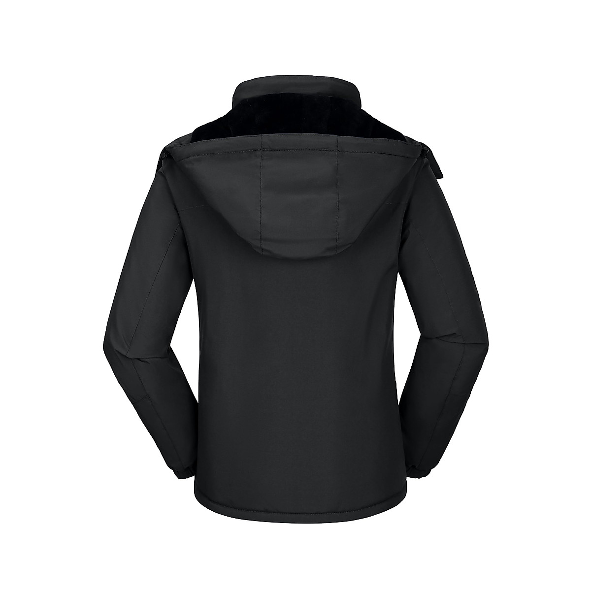 CAMELSPORTS Women's Waterproof Snow Ski Jakcet Fleece Warm Winter Coat Hooded Windproof Insulated Snowboarding Jacket