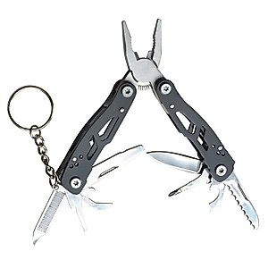 14in1 Keychain Multitool ,Multitool Pliers Pocket Knife with Safety Locking,Stainless Steel,Screwdrivers Saw,Bottle Opener for Outdoor, Survival, Camping, Hunting and Hiking Simple Repairs