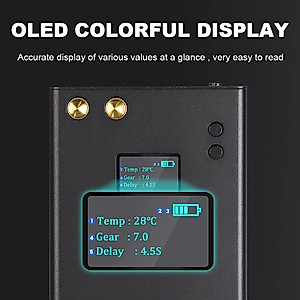 11000mAh Mini spot Welder with LCD Screen，for 18650 Battery Pack Welding, Adjustable Welding Strength to 80 Gears, Support Welding 0.1-0.2 mm Nickel Sheet, with 16 inch Copper Rod, 5 m Nickel Sheet