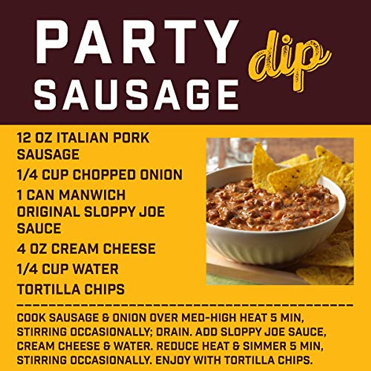 Manwich Original Sloppy Joe Sauce, Canned Sauce, 15 oz