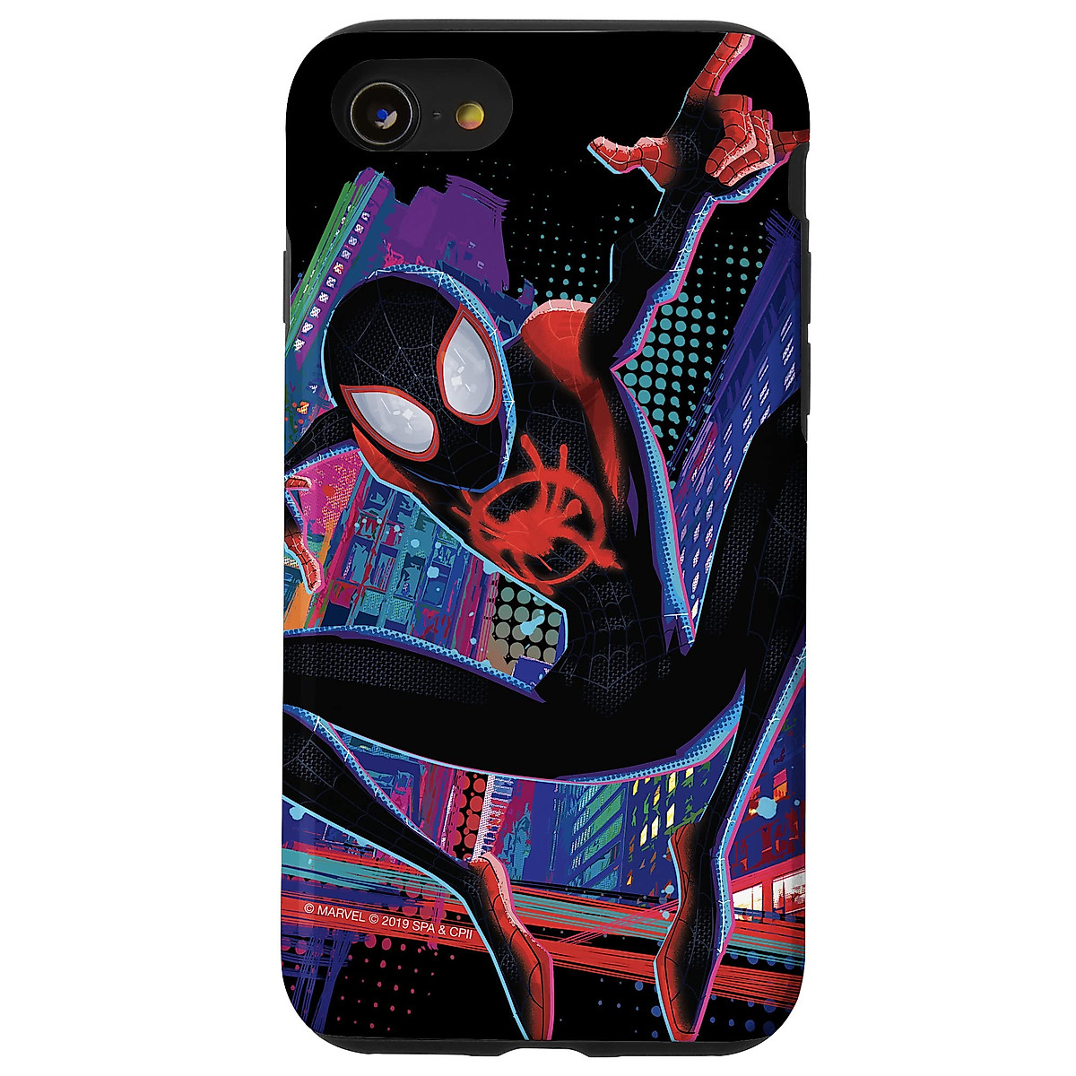 iPhone SE (2020) / 7 / 8 Marvel Spider-Man Into the Spider-Verse Miles Morales City Case