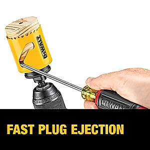 DEWALT Bi-Metal Hole Saw Kit for Wood, Metal and Plastic (D180001)