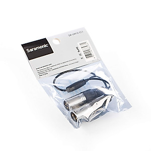 Saramonic Locking 1/8" Male to Dual XLR Male Output Cable for Saramonic Receivers (SR-UM10-CC1), 3.5mm to Dual XLR M