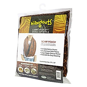 Pet Bonding Scarf (Snake) - Carry Bonding Pouch - for Chinchillas, Hedgehogs, Rats, Sugar Gliders, Guinea Pigs, Rabbits, Hamsters, Gerbils, Squirrels, Ferrets, Kittens, Parrots, Birds, Reptiles