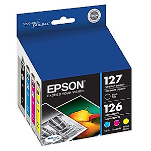 Epson T127120-BCS DURABrite Ultra Black & Color Combo Pack Extra High Capacity - -Cartridge - -Ink and T127520 DURABrite Ultra Multipack Extra High Capacity Cartridge Ink