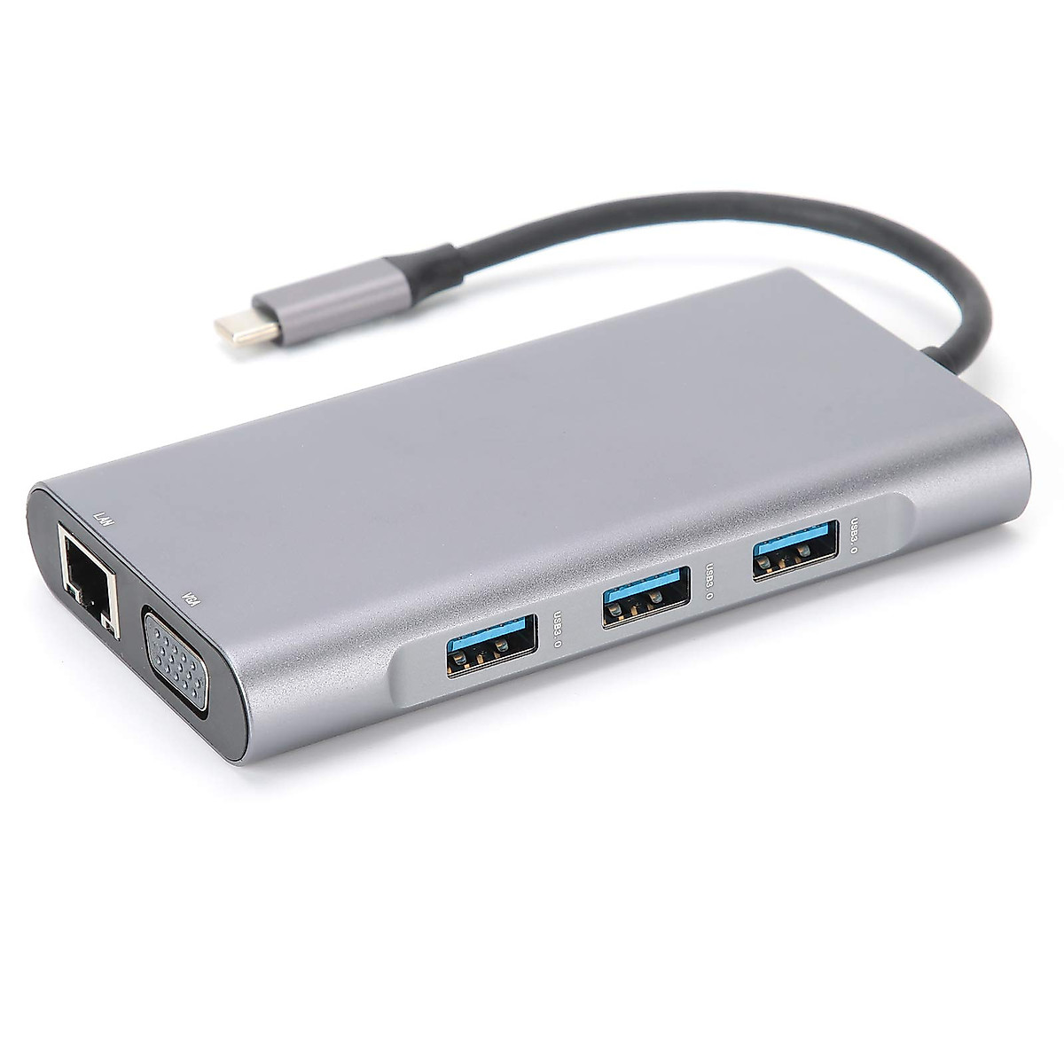 Multifunction Docking Station, Computer Adapter, Type‑C Docking Station, Information Transfer for Computer Home Office