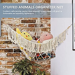 BESPORTBLE Stuffed Animals Toys Toys Toys Stuffed Animal Toy Hammock Toy Organizer Storage Net Plush Toys Holder Hanging Corner Net for Keeping Rooms Clean Toys Toys Toys Exercise Ball