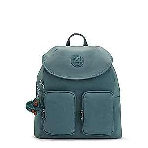 Kipling Women's Fiona Medium Backpack, Adjustable Backpack Straps, Flap Closure, Top Carry Handle, Backpack