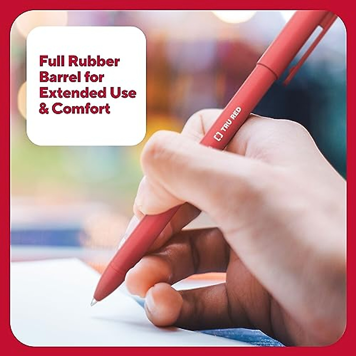 Tru Red Quick Dry Gel Pens Fine Point 0.5Mm Asst 12/Pack