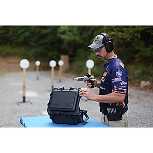 Plano Fieldlocker Medium Mil-Spec Pistol Case, Black, Medium