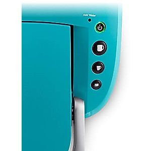 K-Compact Single-Serve K-Cup Pod Coffee Maker, 36 ounces, Turquoise