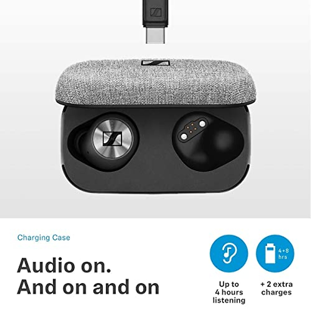 Sennheiser Momentum True Wireless in-Ear Headphones (M3IETW/Black)