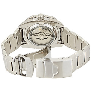 Seiko Sports 5 Black Dial Stainless Steel Mens Watch SNZJ05