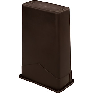 Carlisle FoodService Products 34202369 TrimLine Polyethylene Waste Container, 23 Gallon Capacity, 20" Length x 11" Width x 29.88" Height, Dark Brown (Case of 4)