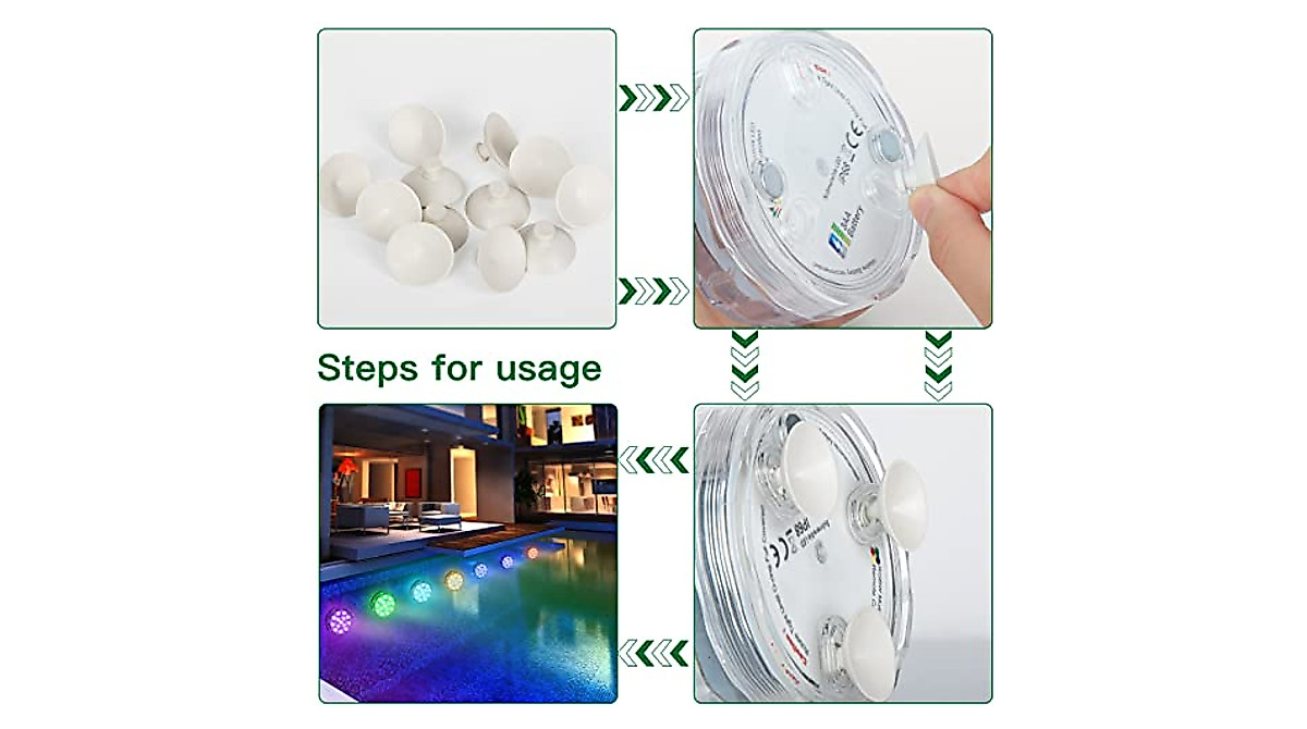 YiaMia 12 Heavy-Duty Suction Cups for Home and Pool