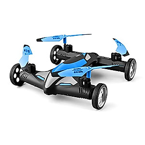 Aufmer Mini Drone with Kids Camera, 2.4G Quadcopter Drone with Land Mode or Flight Mode, Altitude Hold, Headless Mode, 3D Flip, RC Drones (Blue)